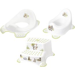 keeeper Töpfchen Winnie, weiß, (Set, 3-tlg), Kinderpflege-Set - Töpfchen, Toilettensitz und Tritthocker, weiß