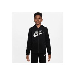 Nike Sportswear Kapuzensweatjacke Club Fleece Big Kids' (Boys) Full-Zip Hoodie, schwarz