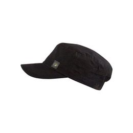 Chillouts Army Cap El Paso Hat aus reiner Baumwolle, atmungsaktiv, One Size, schwarz