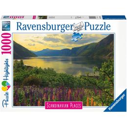 Ravensburger Puzzle Fjord in Norwegen, 1000 Puzzleteile, Made in Germany, FSC® - schützt Wald - weltweit, bunt