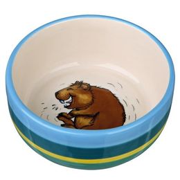 Trixie Keramiknapf bunt für Kleintiere, Meerschweinchen, 250 ml/ø 11 cm, bunt/creme