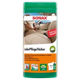 Sonax 412300 LederPflegeTücher Box 25 Stück