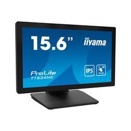 iiyama ProLite T1634MC-B1S, LED-Monitor 40 cm (16 Zoll), schwarz (matt), FullHD, IPS, HDMI, DisplayPort