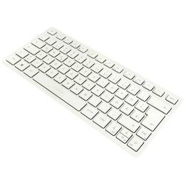 Cherry KW 7100 MINI BT Bluetooth® Tastatur Deutsch, QWERTZ Weiß Geräuscharme Tasten, Multipair-Funktion