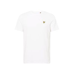 Lyle & Scott Lyle & Scott Shirt 'Plain' male size XL yellow gold / Black / White