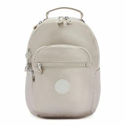 Kipling Basic Plus Seoul S Rucksack 35 cm Laptopfach metallic glow