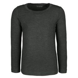 Minymo - Langarm-Shirt BAMBOO – MINY BASIC in dark grey melange, Gr.104