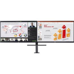 LG 27QP88DP LCD-Monitor (68 cm/27 ", 2560 x 1440 px, QHD, 5 ms Reaktionszeit, 75 Hz, LED), schwarz