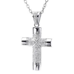 Firetti Kettenanhänger Schmuck Geschenk Silber 925 Halsschmuck Anhänger Kreuz, mit Zirkonia (synth), silberfarben