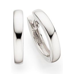 Bruno Banani Paar Creolen Schmuck Geschenk Silber 925 Ohrschmuck Ohrringe, silberfarben