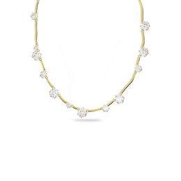 Swarovski Collier Constella, 5618033, mit Swarovski® Kristall, gelb|goldfarben|weiß