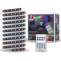Paulmann LED-Streifen Dynamic Rainbow RGB 3m 5W 60LEDs/m 10VA, 1-flammig, weiß