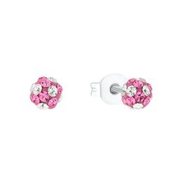 Prinzessin Lillifee Paar Ohrstecker Shining Star, 2036422, mit Preciosa Crystal, rosa|silberfarben|weiß