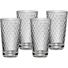 WMF Gläser-Set CoffeeTime, Glas, Hitzebeständiges Glas, 4-teilig, weiß