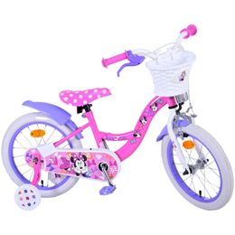 TPFSports Minnie Cutest Ever! Kinderfahrrad - Mädchen - Rücktritt + Handbremse - Rosa