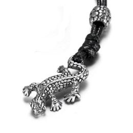 Firetti Kette mit Anhänger Schmuck Geschenk, Reptile, schwarz