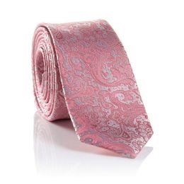 MONTI Krawatte LELIO Krawatte aus reiner Seide, Paisley-Muster, rot