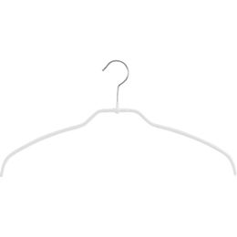 MAWA Kleiderbügel Silhouette light 42/FT, (Set, 20-tlg), platzsparender Oberteilbügel, weiß