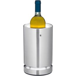 WMF Elektrischer Weinkühler Ambient, mit dekorativem LED-Lichtring, silberfarben