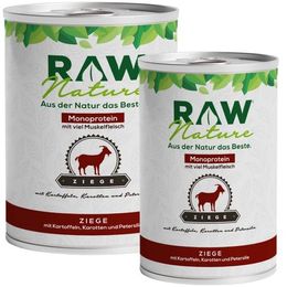 RAW Nature Nassfutter Ziegenfleisch - 400 g