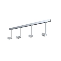 Top Light Puk Mini Choice Side LED 1050mm Chrom matt Linse klar, Glas matt