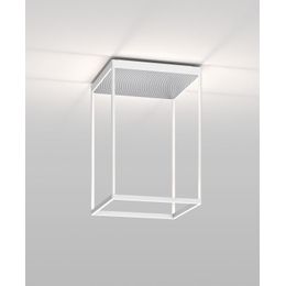 Serien Lighting REFLEX2 Ceiling 450 M LED wei&szlig;/Strukturglas silber Tunable DALI