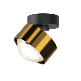 Top Light Puk! 80 Move Avantgarde HV-LED Messing geb&uuml;rstet Linse klar