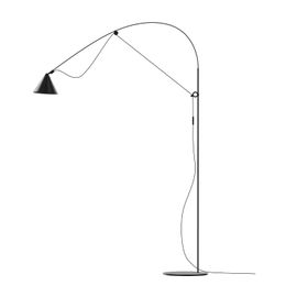 MidGard Ayno L Floor Schwarz/Kabel Schwarz 2700K