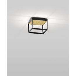 Serien Lighting REFLEX2 Ceiling 150 M LED schwarz/Strukturglas hellgold Tunable Casambi