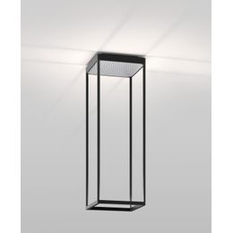 Serien Lighting REFLEX2 Ceiling 600 S LED schwarz/Strukturglas silber 2700K DALI