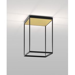 Serien Lighting REFLEX2 Ceiling 450 M LED schwarz/Strukturglas hellgold 2700K DALI