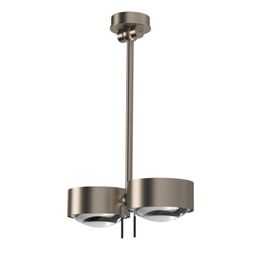 Top Light Puk Maxx Wing Twin Ceiling 80 Linse/Glas Nickel matt