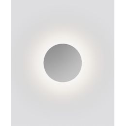 Serien Lighting Lid Wall IP44 LED 3000K Front Silber DALI