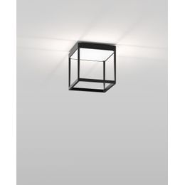 Serien Lighting REFLEX2 Ceiling 200 S LED schwarz/Strukturglas wei&szlig; 2700K TRIAC