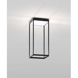 Serien Lighting REFLEX2 Ceiling 450 S LED schwarz/Strukturglas wei&szlig; DTW DALI