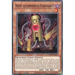 ReCollectibles Sammelkarte YuGiOh Karte Nicht autorisiertes Startgerät deutsch