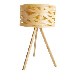 Näve Leuchten Tischleuchte "Finja" mit Bambus h: 55cm (Farbe: natur)