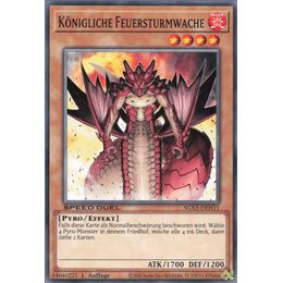 ReCollectibles Sammelkarte YuGiOh Karte Königliche Feuersturmwache deutsch