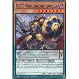 ReCollectibles Sammelkarte YuGiOh Karte D/D/D-Rebellenkönig Leonidas deutsch