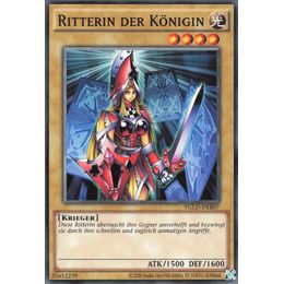ReCollectibles Sammelkarte YuGiOh Karte Ritterin der Königin (V.1) deutsch