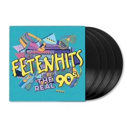 Polystar Fetenhits - The Real 90s (4 LPs) (Vinyl) - Various. (LP)