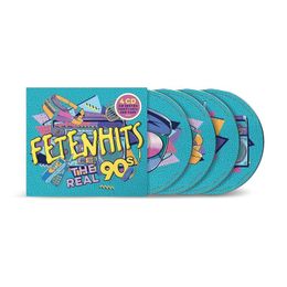 Polystar Fetenhits - The Real 90's (4 CDs) - Various. (CD)