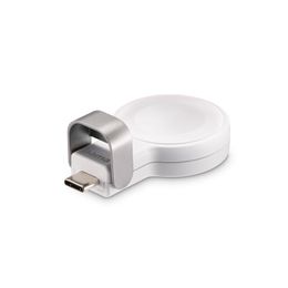 Hama Apple Watch Ladegerät f. kabelloses Laden, USB-C-Ladestation magnetisch, WS