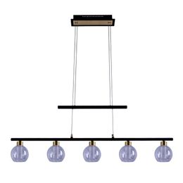 Näve Leuchten LED Pendelleuchte BRASS mit LED Platine dimmbar (Farbe: schwarz)