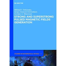 De Gruyter Strong and Superstrong Pulsed Magnetic Fields Generation - German A. Shneerson, Mikhail I. Dolotenko, Sergey I. Krivosheev, Gebunden