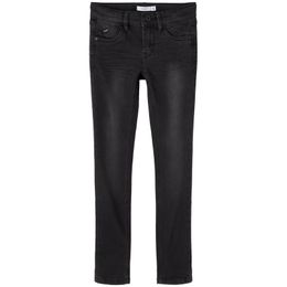 name it - Jeans-Hose NKMPETE DNMTONSONS 7451 in black denim, Gr.158