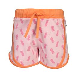 Sigikid - Jersey-Shorts ANANAS in rosa/orange, Gr.98