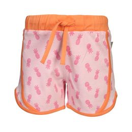 Sigikid - Jersey-Shorts ANANAS in rosa/orange, Gr.104