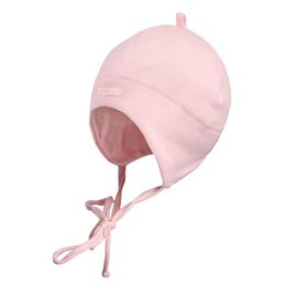MaxiMo - Jersey-Mütze BASIC mit Ohrenschutz in rosa, Gr.45