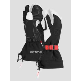 Ortovox Merino Freeride 3 Finger Fäustlinge black raven1